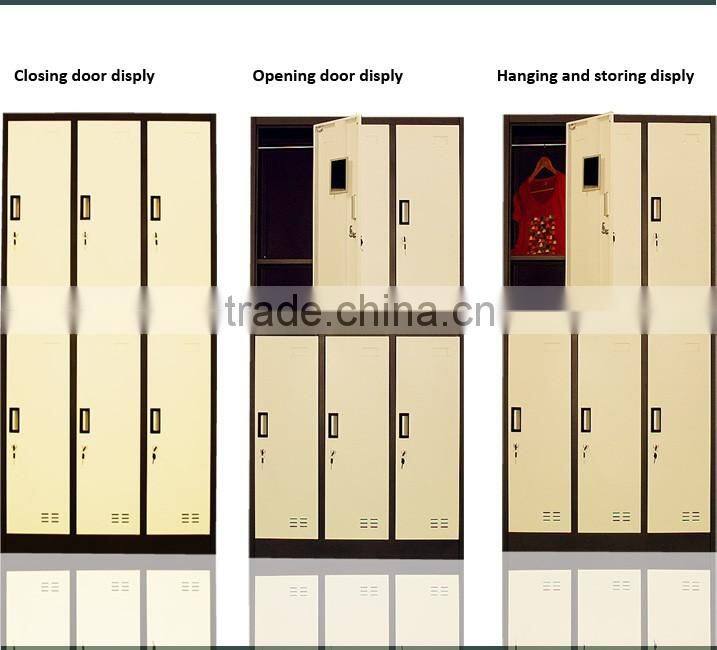 Heavy Duty Durable Powder Coated Cold Rolled Steel Storage Lockers Big ...