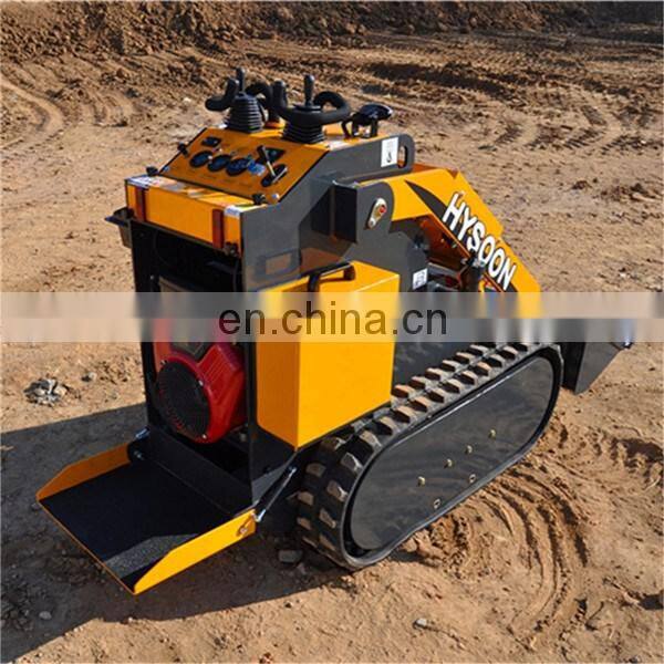 HYSOON 800mm width COMPACT loader HY280 with hydraulic hammer of mini ...