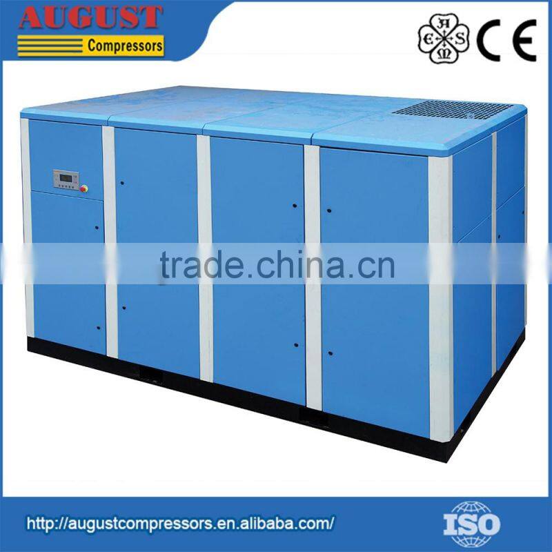 SF220D 220KW/295HP 8 bar AUGUST stationary air cooled screw electric ...