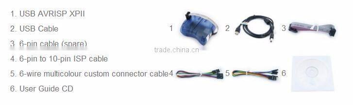 Atmel AVR Programmer AVRISP mkII AVR ISP Programmer mk2 USB AVRISP XPII ...