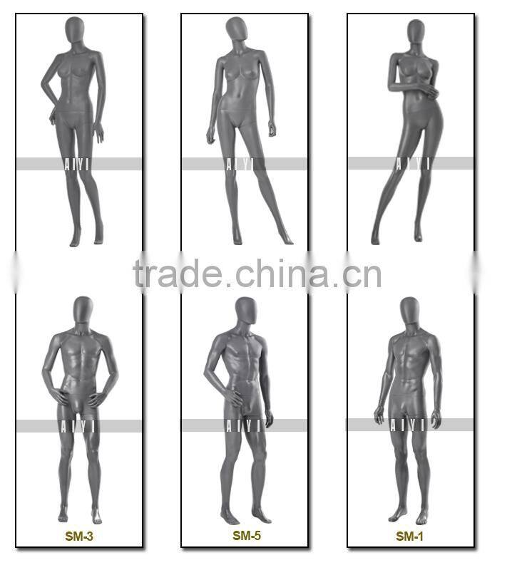 Black Glossy Mannequins Faceless Mannequin - GoldSupplier