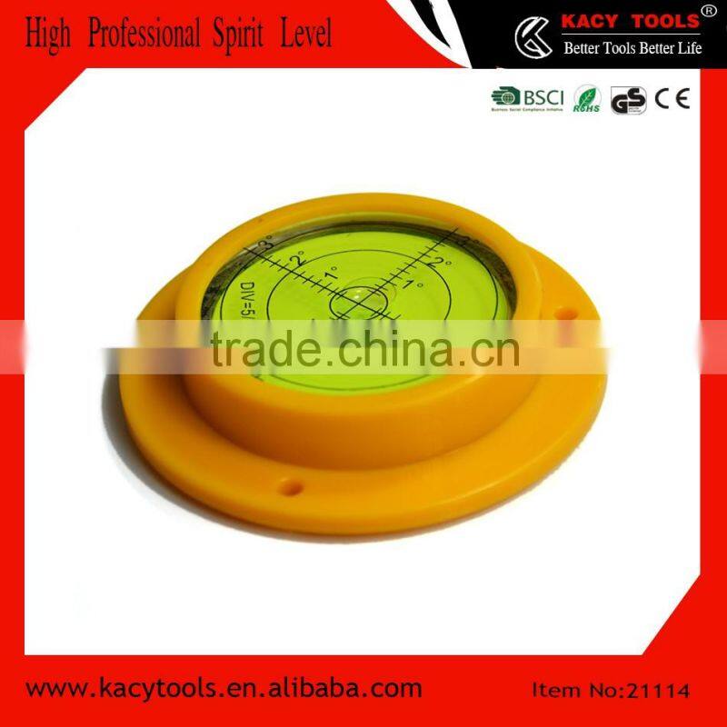 plastic round circular bubble level leveling tools of BUBBLE VIALS from ...