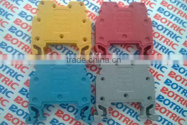 brass connector 4mm din rail terminal block - GoldSupplier