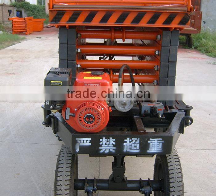 Small diesel power hydraulic scissor portable elevator machines for ...