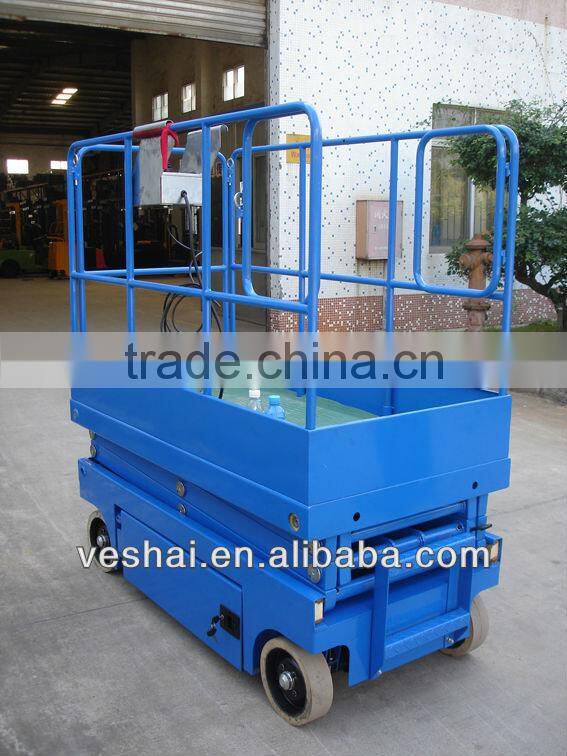 Self propelled electric work platform for warehouse, factory ...