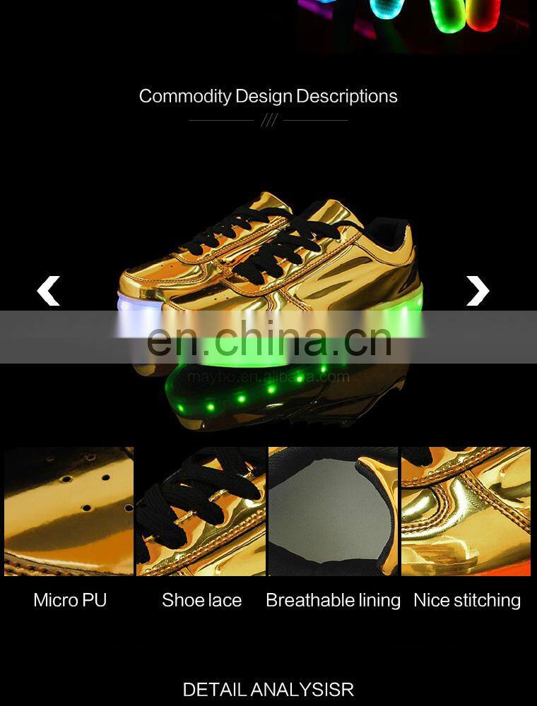 Melbourne shuffle ghost step dance Pink Micro PU leather luminous LED ...