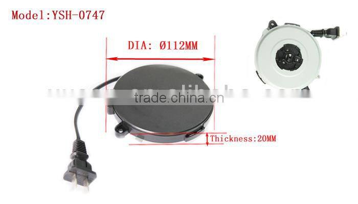 ABS Power Cord Rewinder,Retractable Electrical Cord Recoiler,Mini Cable ...