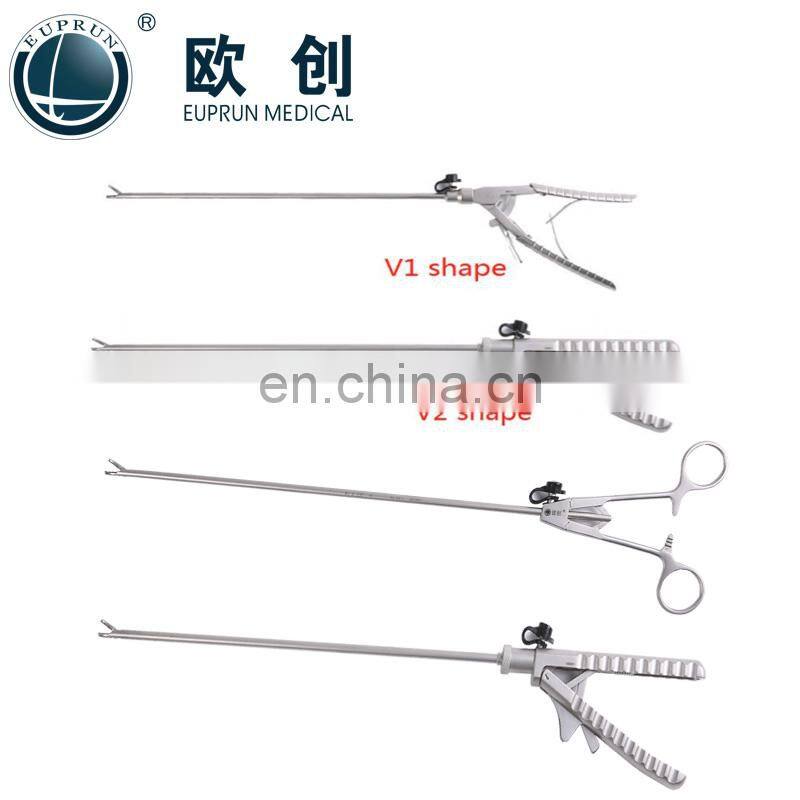 Laparoscopic Endoscopy Self Righting Needle Holder V shape - GoldSupplier