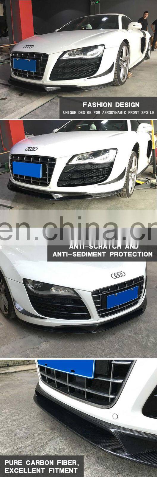 Hotselling Carbon fiber Front lip spoiler for Audi R8 GT V8 V10 08-15 ...