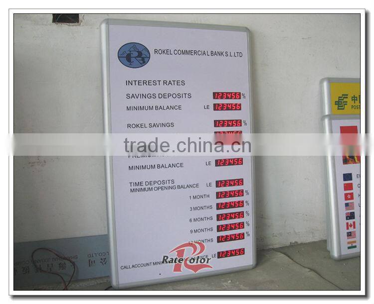 2014 The hottest and Professional Bright Electronic led exchange rate ...