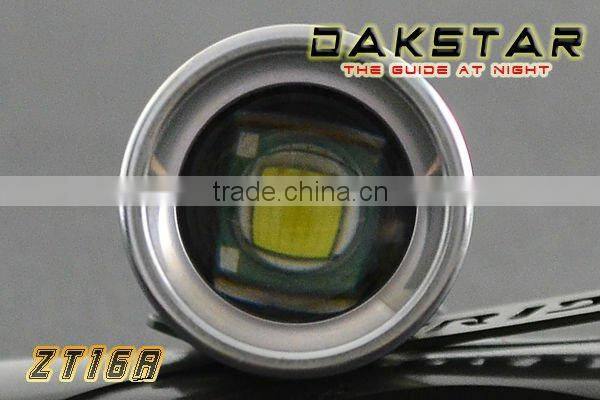 DAKSTAR ZT16A T6 885LM Aluminum LED 18650 Zoom rechargeable Flashlight ...
