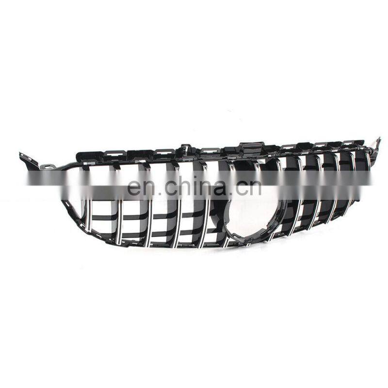 GT R Style Front Bumper Grille Mesh Hood Sport Edition Silver Without ...