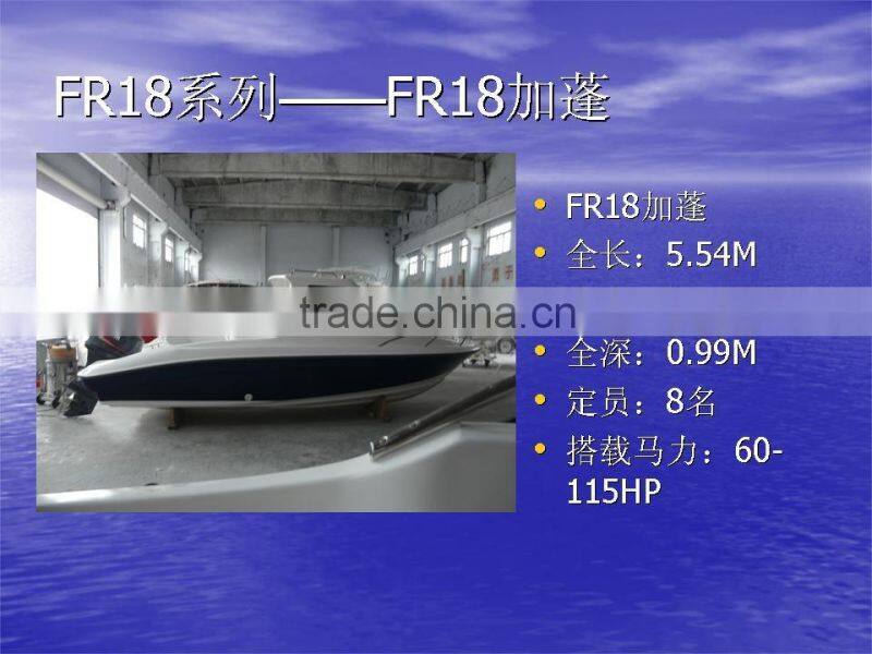 UF18 fiberglass high speed hafl cabin outboard engine yacht - GoldSupplier