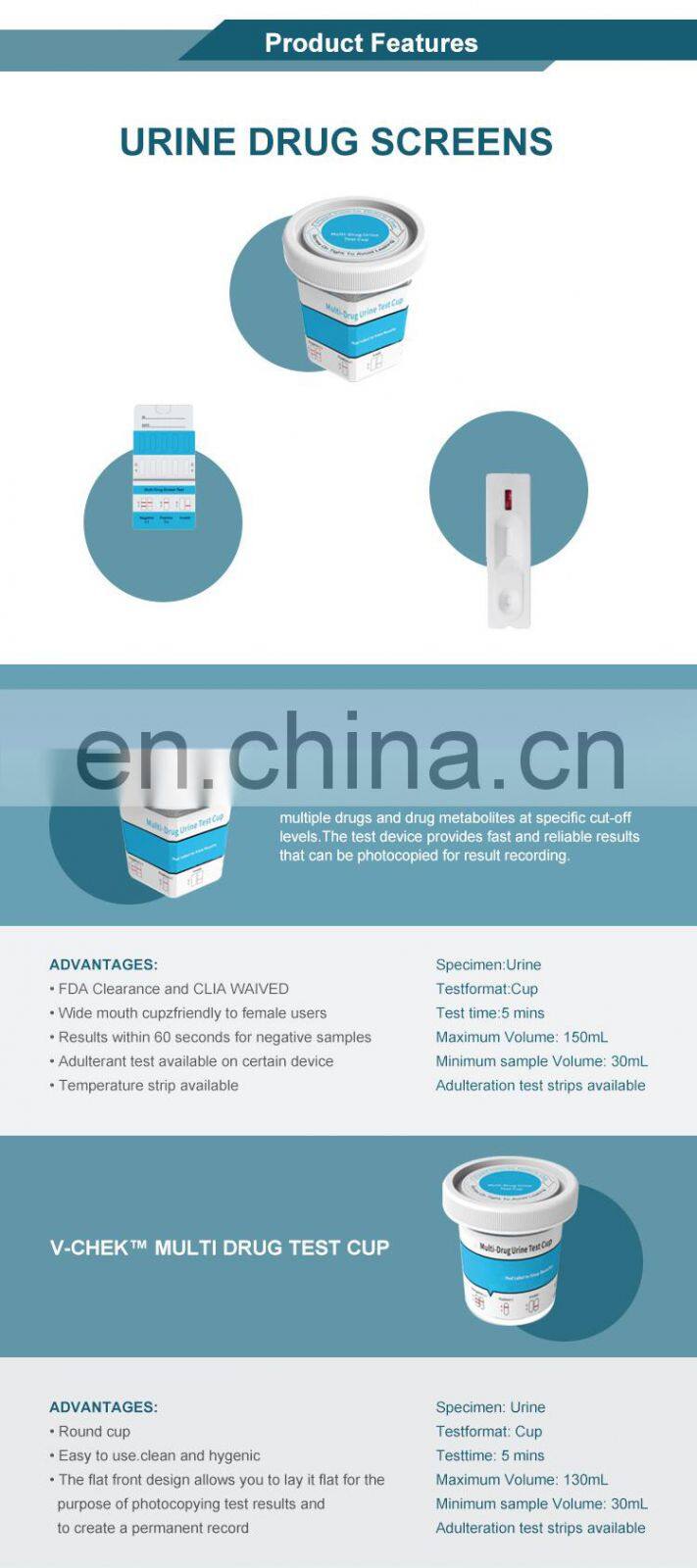 2020 Professional Lab Test Multi Panel DOA Cup Drug Test Kit - GoldSupplier