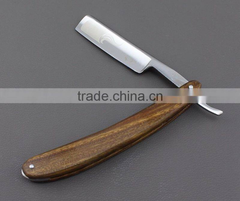 "GOLD DOLLAR W55"wooden barber straight razor shaving razor of straight ...