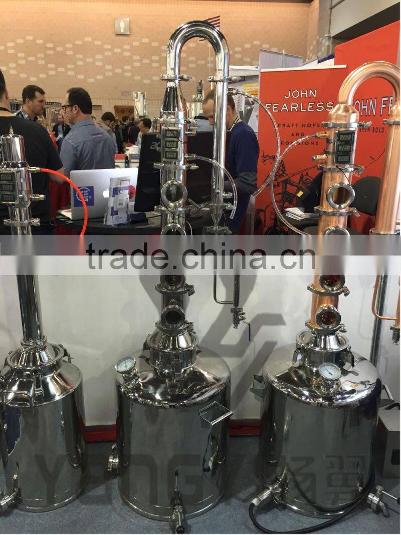 100L 200L 300L Stainless Steel Distillation Equipment With Copper ...