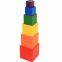 Samblocks Wooden Rainbow Stacking Nesting Boxes Toy of Wooden Blocks ...