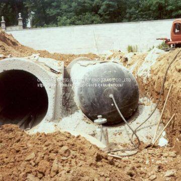 pneumatic tubular form culvert balloon,inflated rubber air bag used for ...