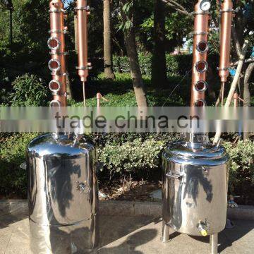 100L 200L 300L Stainless Steel Distillation Equipment With Copper ...