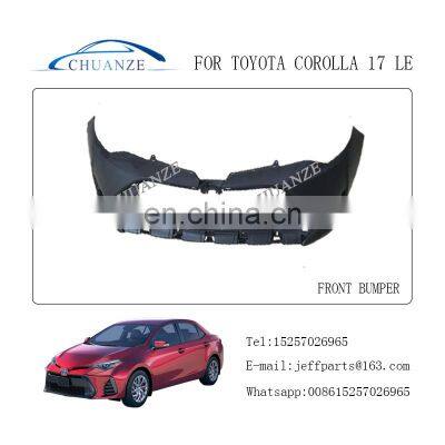 PLASTIC FRONT BUMPER FOR TOYOTA COROLLA 2017 LE USA 52119-03907 ...