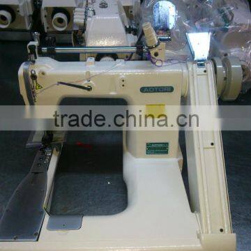 three needle feed off the arm chain stitch sewing machine with INSIDE ...