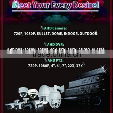 Sony Exmor CMOS 720P/1080P analog HD dome camera for home security ...