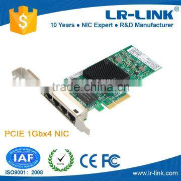 LREC9714HT Intel i350 Quad Port PCIe Network Card Compatible I350-T2 ...