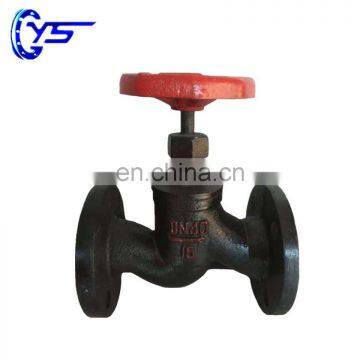 HT200 HT250 Cast Iron Flange Connection Manual Globe Valve With Hand ...