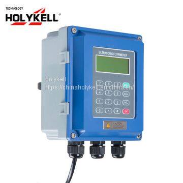 Holykell UF2000 DN200 220V AC wall mounted ultrasonic flow meter ...