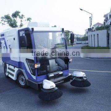 CE road sweeper, road sweeping machine/high pressure cleaner/vacuum ...
