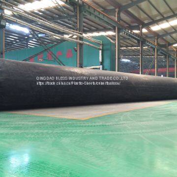 pneumatic tubular form culvert balloon,inflated rubber air bag used for ...