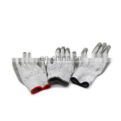 CE EN 388 4544 Level 5 Cheap 13G HPPE Cut Proof Safety Kitchen Cry Anti Cut Resistant Gloves ...
