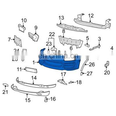 OEM 95550531114G2X Car Front Bumper For Porsche Cayenne 2007-2010 ...