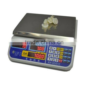 XIANGHAI Digital Price Computing Scale 60lb Food Service Scales ...