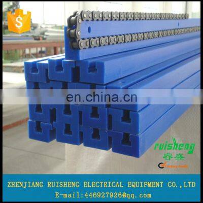 hard wear uhmwpe conveyor side guide rail/type eta upe chain guide strip/uhmw conveyor chain ...