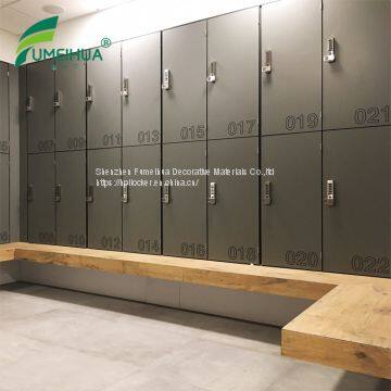 Z shape HPL bench room locker - GoldSupplier