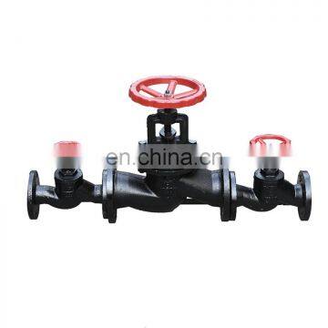 HT200 HT250 Cast Iron Flange Connection Manual Globe Valve With Hand ...