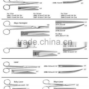 surgical scissors stainless steel scissors types of medical scissors surgical scissors names types of surgical scissors 125 GoldSupplier