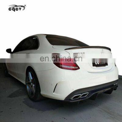 carbon fiber body kit for Mercedes Benz c200 300 c class w205 carbon ...