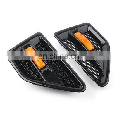 Front Right Gloss Black Grill Wing Vent for Land Rover Freelander 2 ...