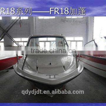 UF18 fiberglass high speed hafl cabin outboard engine yacht - GoldSupplier