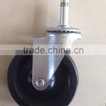 75mm rubber Wheels With M11x35 Furniture Shaft caster wheel - GoldSupplier