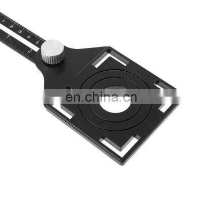 Glass Punching Tool Aluminum Alloy Multi Angle Measuring Six-Fold Ruler ...