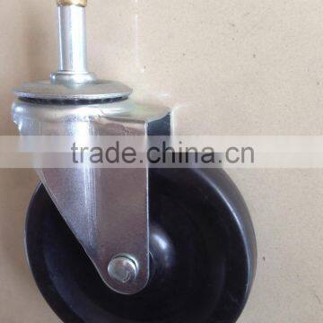 75mm rubber Wheels With M11x35 Furniture Shaft caster wheel - GoldSupplier