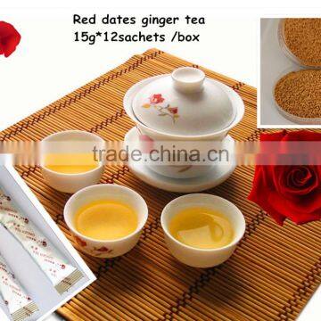 Instant Red dates Ginger Drink granule / Solid Ginger Tea drinks ...