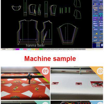 Guangzhou Hanma single head large vision co2 laser engraving cutting ...