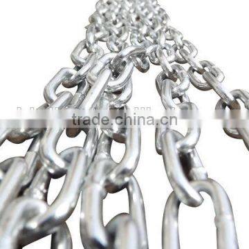 Galvanized Short Link Chain DIN 5685 A Link Chain, Steel Chain, Link ...