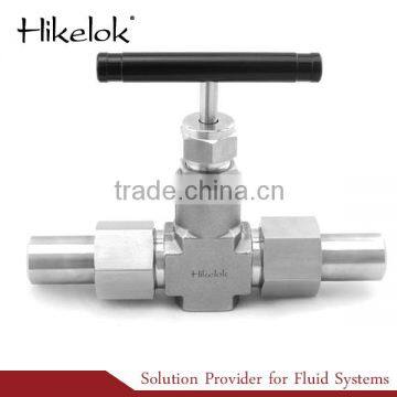 DN20 DN25 DN32 Double Ferrules Union Needle Valve One Piece Forged Mini ...