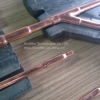 Y Branch Refnet Joint Copper Branch Pipe Fitting For LG VRF Air ...