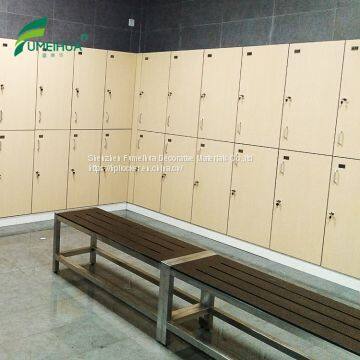 Z shape HPL bench room locker - GoldSupplier